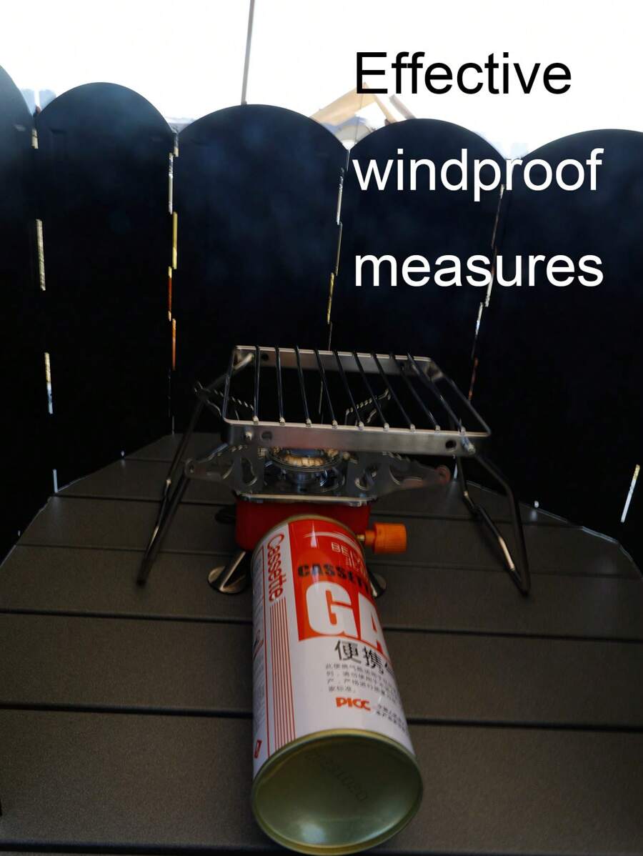 Wind Shield Outdoor Grill Head Stove Wind Shield Mountaineering Camping ...