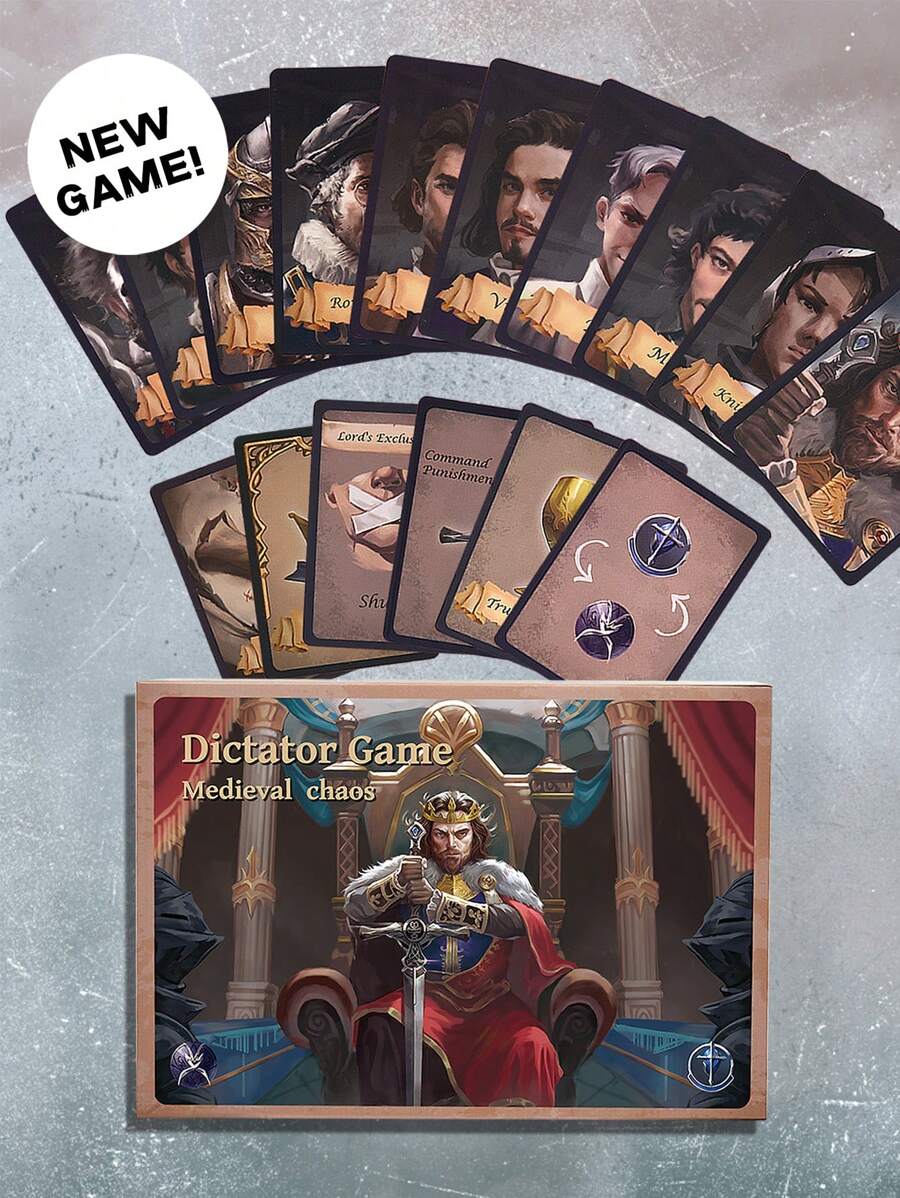 Epic Medieval Strategy Card Game – Command Lords And Officials With Unique Skill Cards And Role ...