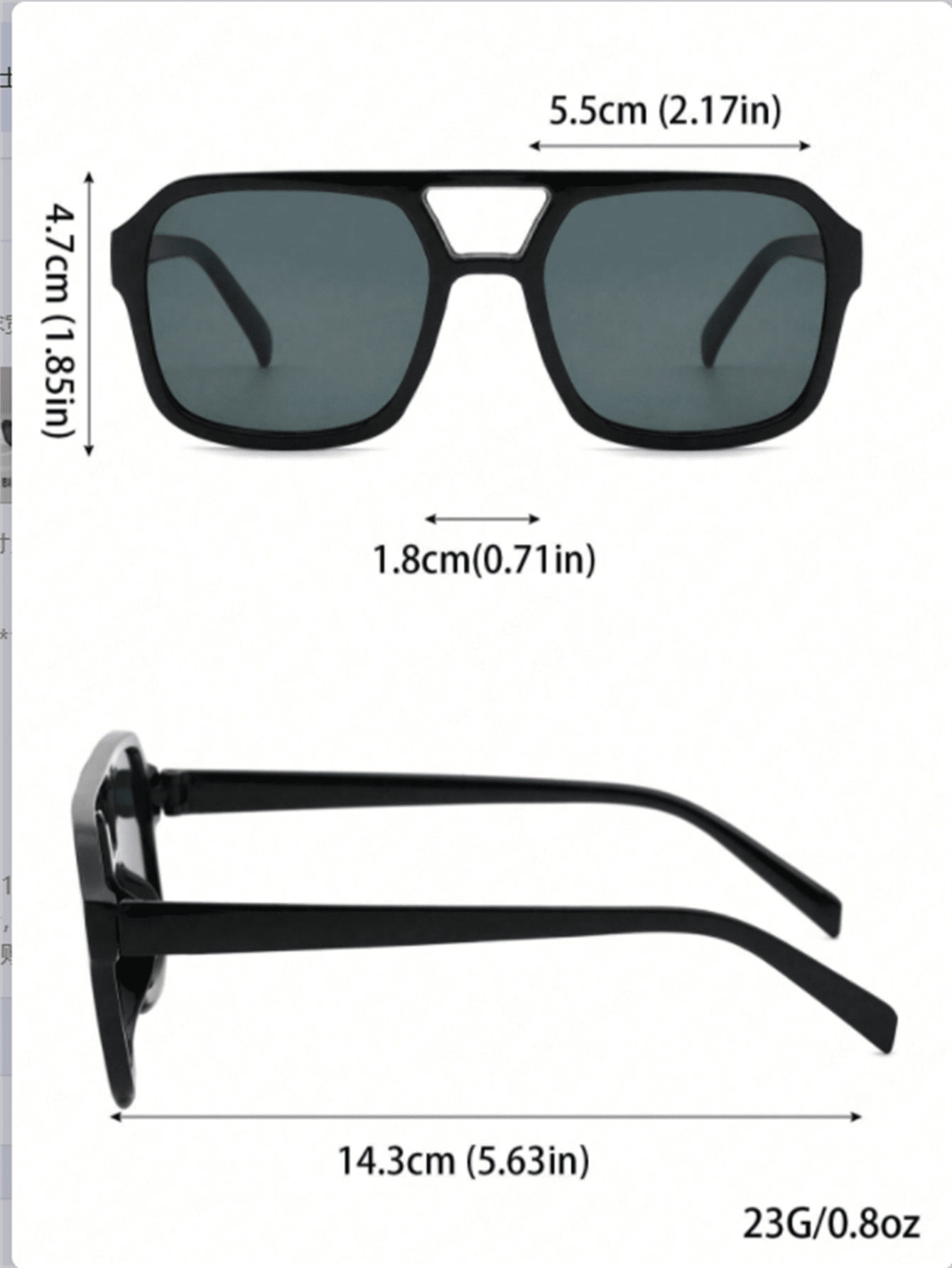 12pcs Square Eyeglasses For Men, Fashion Casual Outdoor Street, Beach ...