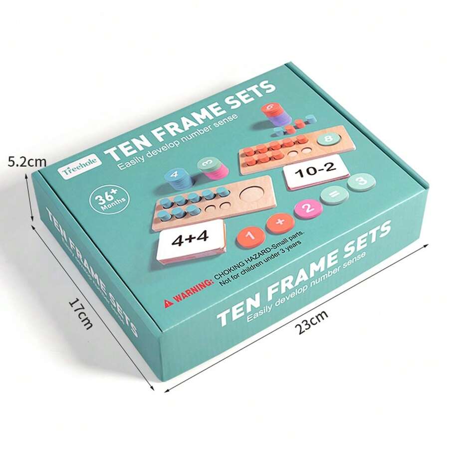 Wooden Addition And Subtraction Counting Dozens Of Counters Ten Lattice ...