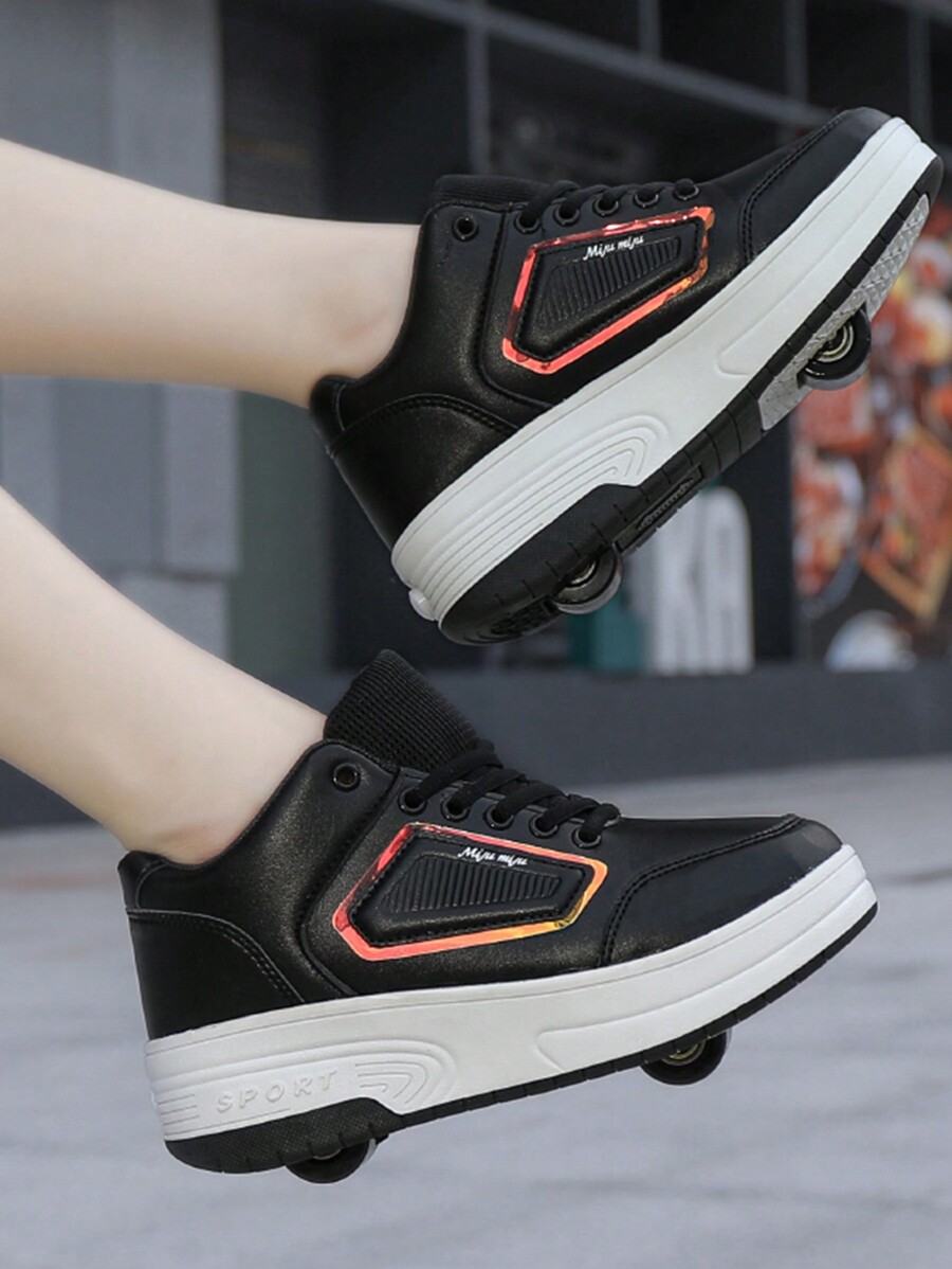 Unisex Heelys Shoes With Hidden Wheels, Automatic Transformable Roller ...