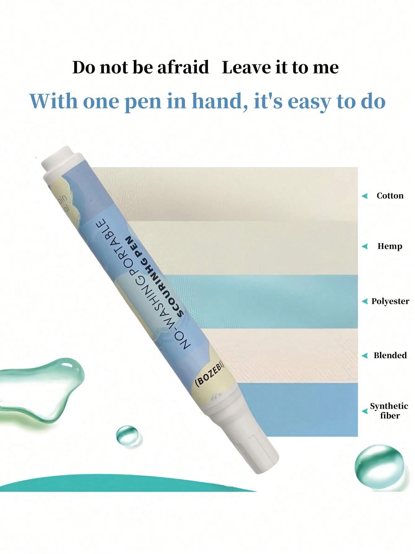 Portable Stain Remover Pen For Clothes, Oil Stain Cleaner, Dry Clean ...