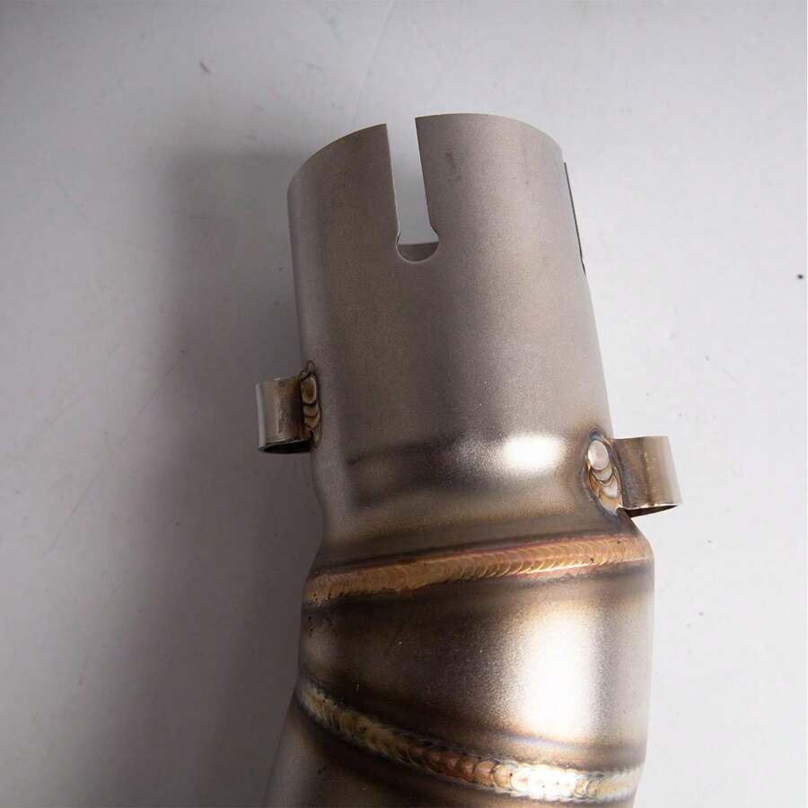Motorcycle Stainless Steel Middle Exhaust Pipe, Connecting Pipe Exhaust ...