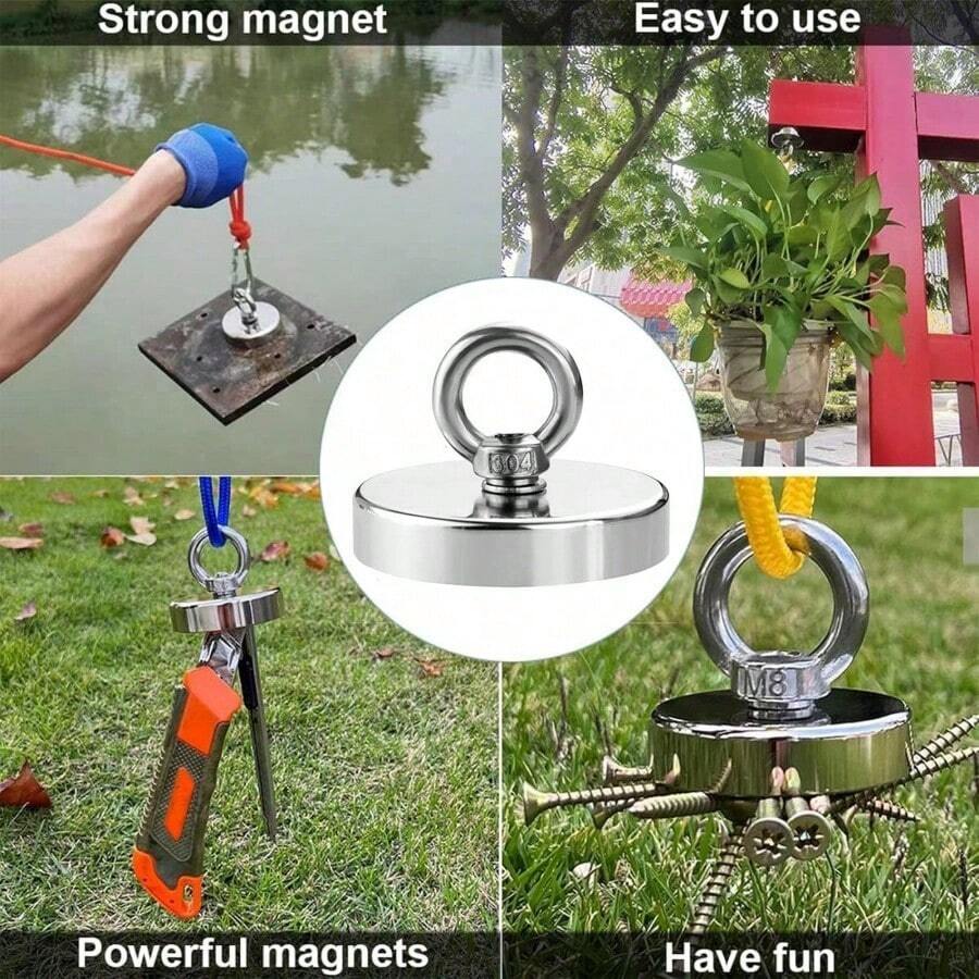 Fishing Magnets, Strong Magnets, Heavy-Duty Rare Earth Magnets, Large ...
