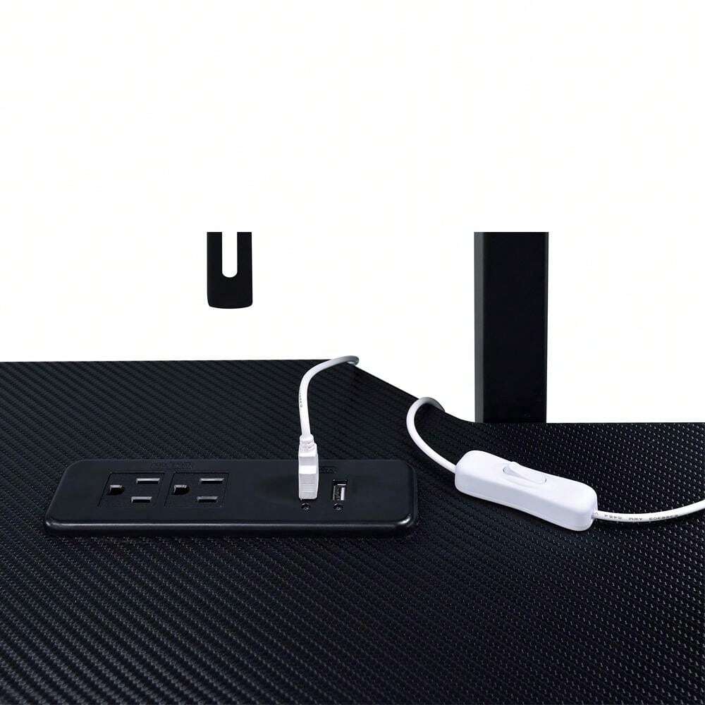 ACME High-End Rectangular Game Table With Wooden Top And Metal Frame ...