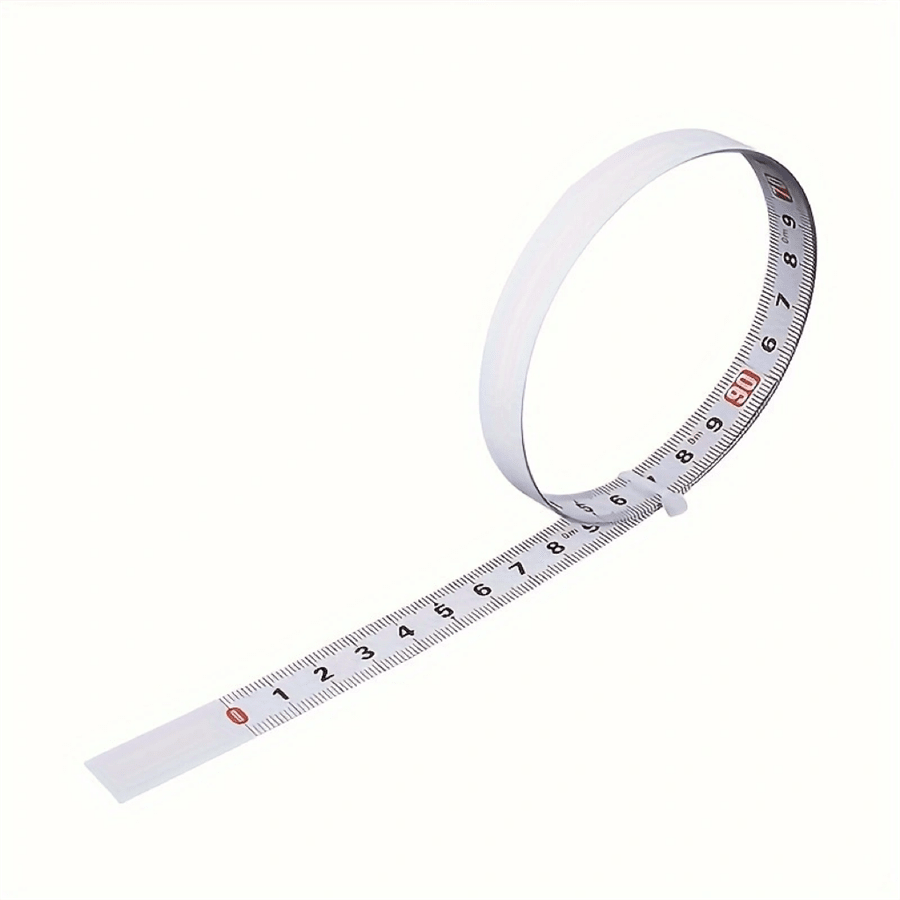 Adhesive Ruler Sticky Scale Metal Ruler With Glue Measuring Tape Flat ...