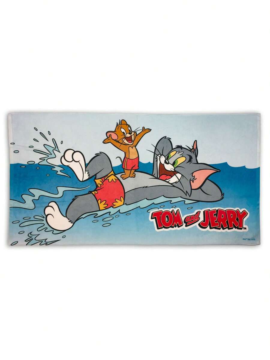 PJammy Tom And Jerry Classic Cartoon Characters Swim Pool Bath Sheet ...