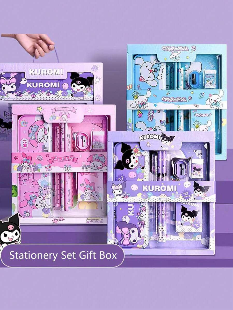 Sanrio Sanrio Stationery Set Student Pencils Ruler Sharpener Eraser ...