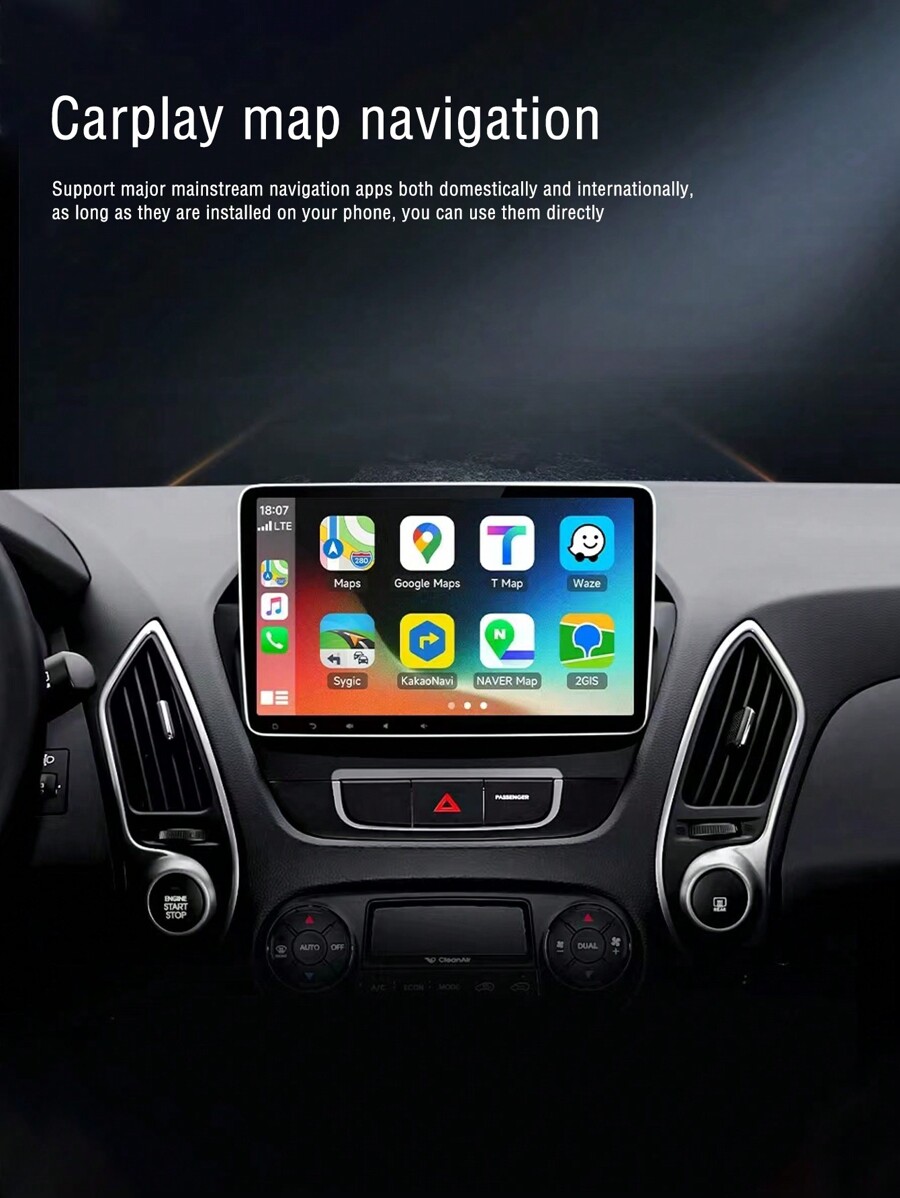Novo 2 em 1 Mini Wireless Carplay Ai Box Plug&Play BT WiFi com fio para sem fio compatível com ...