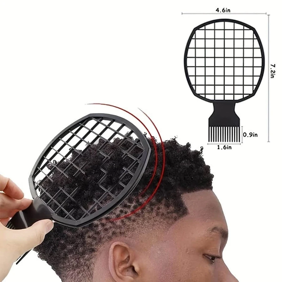 1 Pc Hair Comb For Women And Men, Hair Sponges For Afro Curls Twist ...
