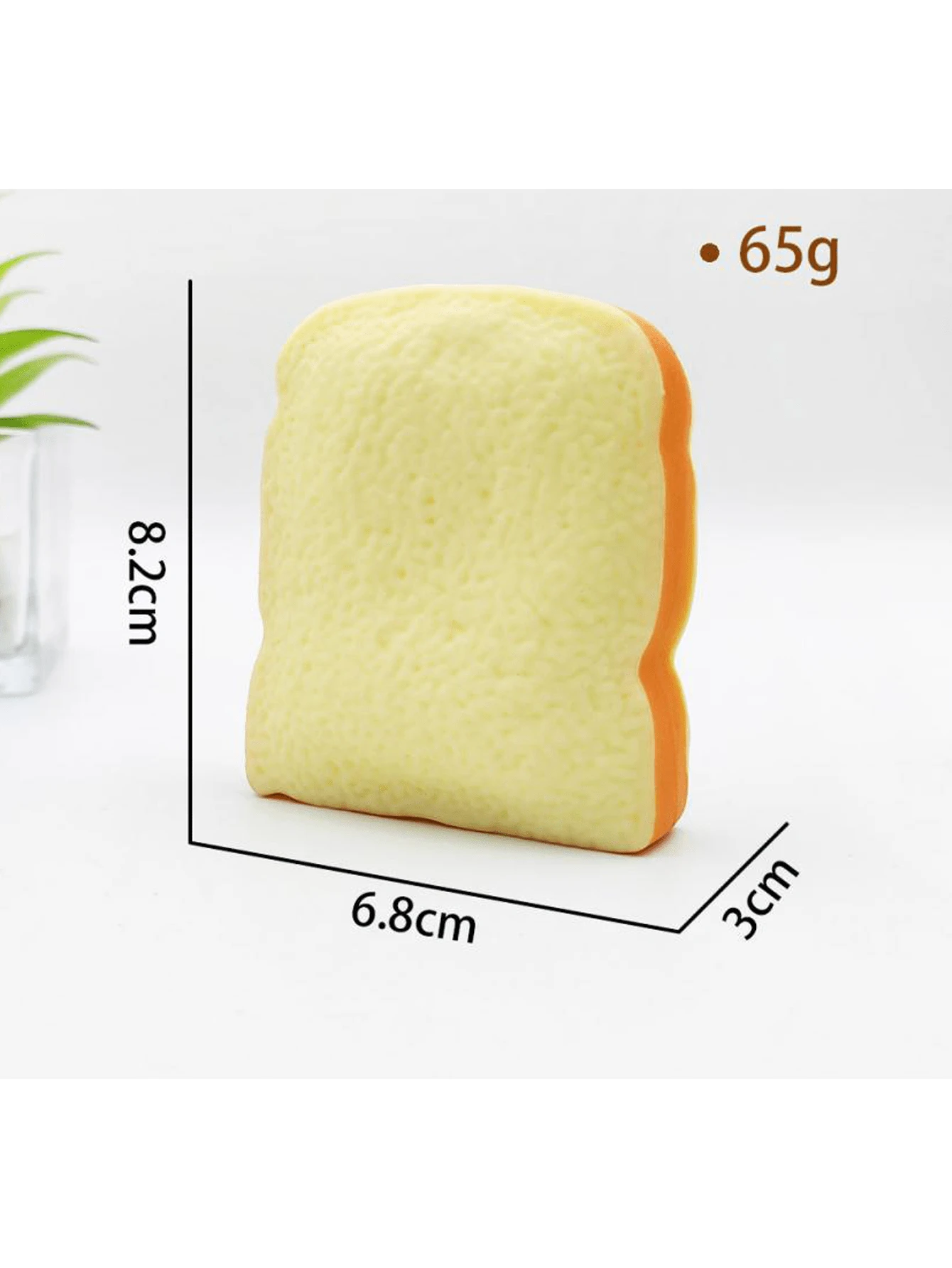 Bread Squeeze Toy, Realistic Food Flour Dough Rebound Toy, Stress ...