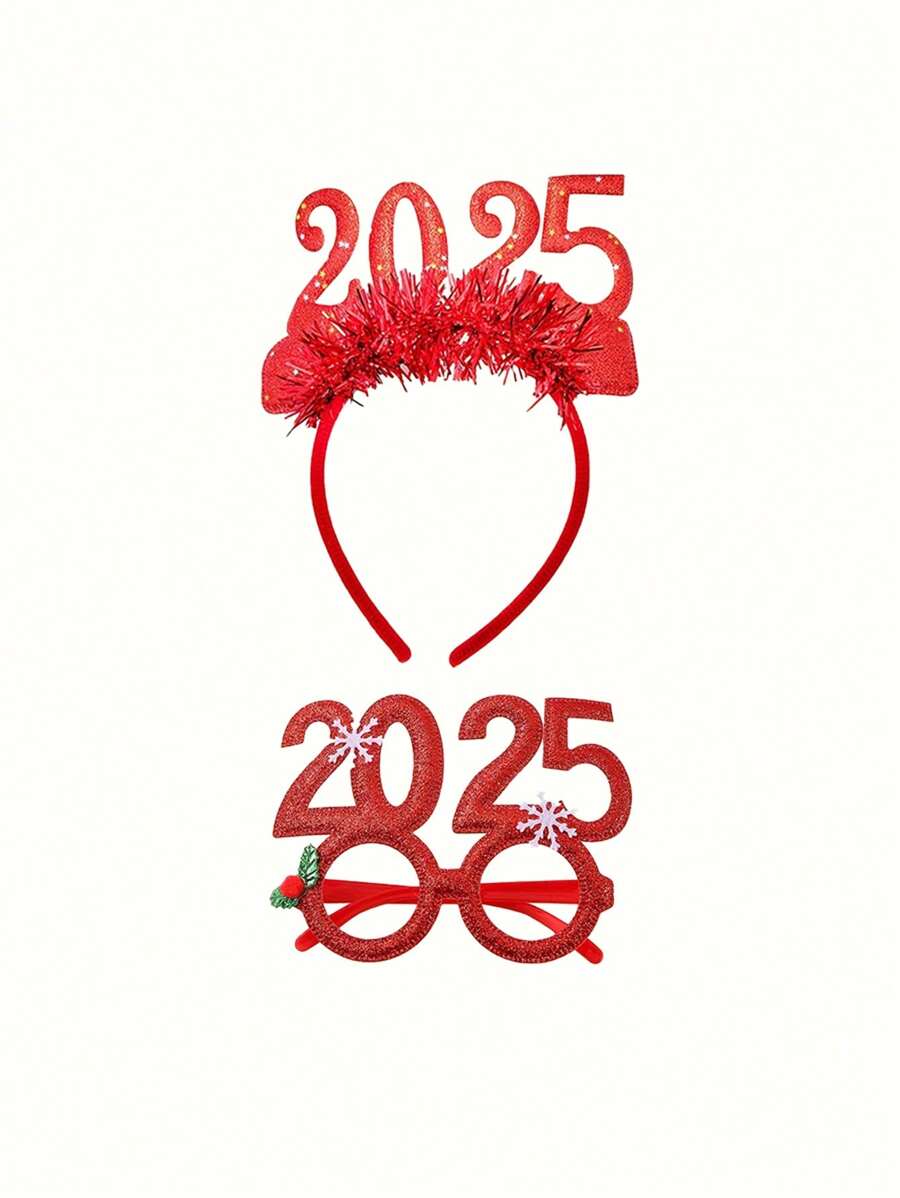 2 piezas Diademas para Año Nuevo 2025, diademas para festivales ...