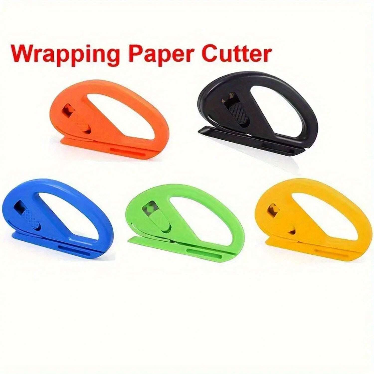 2pcs Wrapping Paper Cutter Safety Razor Blade Paper Cutter Wrapping ...