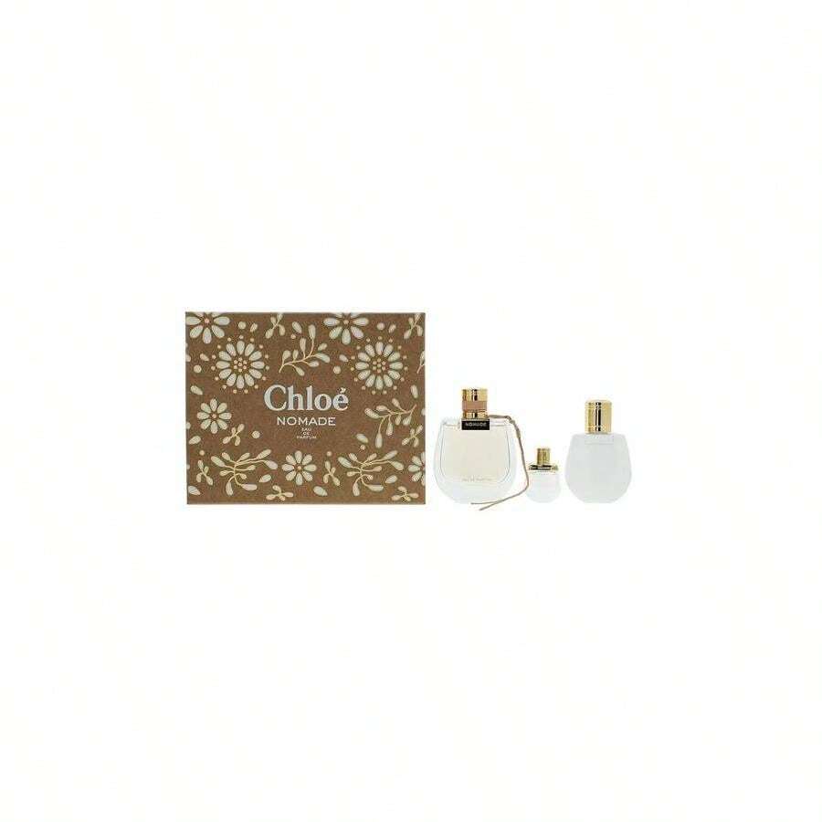 Chloé Nomade Gift Set: Eau De Parfum 75ml Body Lotion 100ml Eau De Parfum 5ml | SHEIN UK