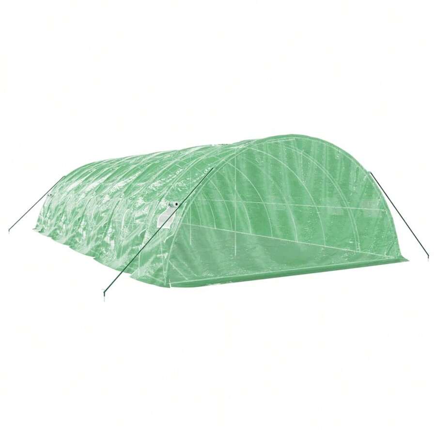Serre De 50 M tres Avec Structure En Acier Vert De 10 X 5 X 2 3 M tres