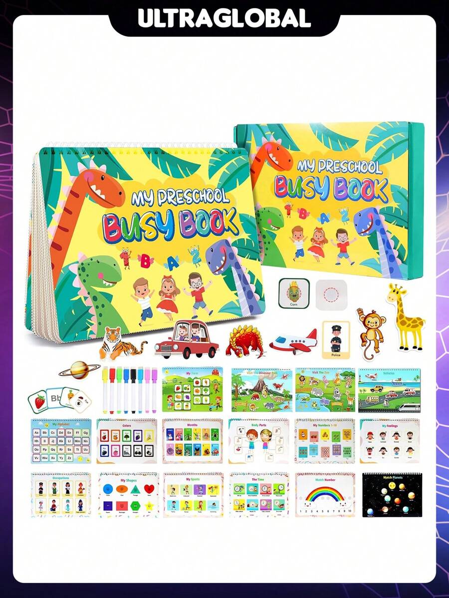 Montessori Notebook Sensory Didactic Educational Activities Book ...