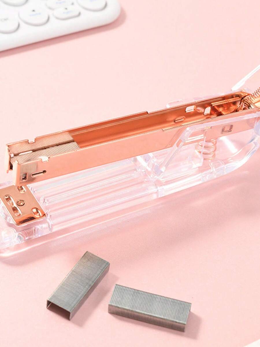 1 Stapler + 1 Box Of Staples (12#, 1000pcs) Small Manual Stapler ...