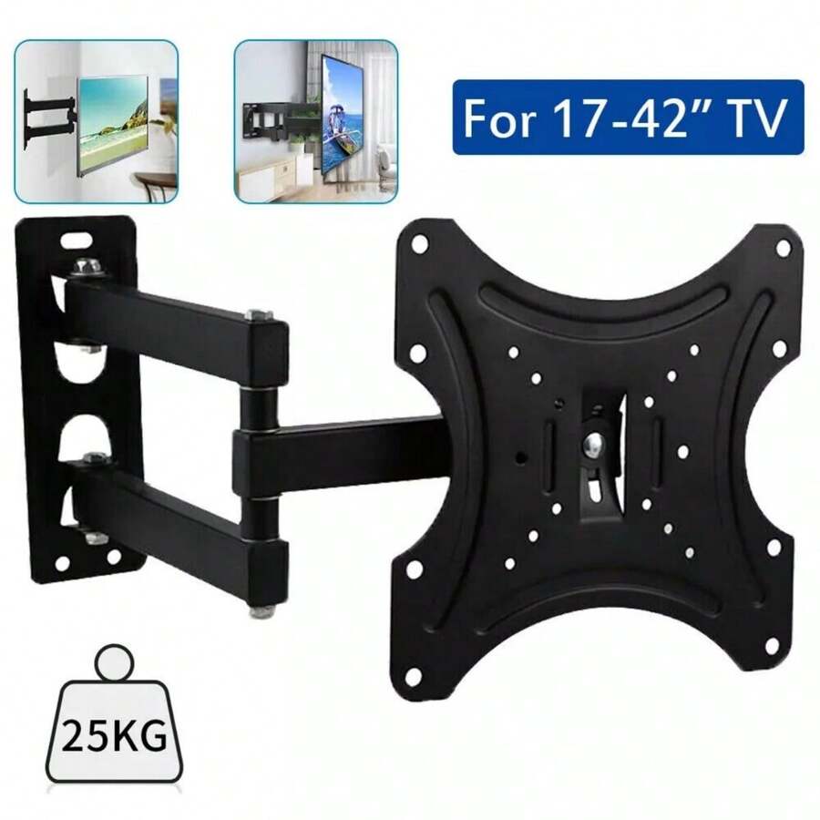Steel TV Wall Bracket Installation, Rotation, Tilt, All-Round Movement ...