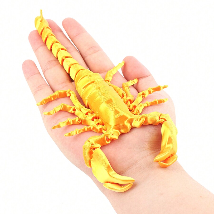 3D Printed Poisonous Scorpion, Realistic Animal Figurine, Multi-Jointed ...