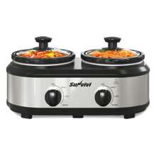 Dual Pot Slow Cooker, 2 X 1.25 Qt | SHEIN USA