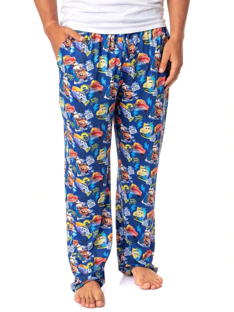 Pjammy Disney Mens Cars Movie Film S Characters Sleep Pajama Pants Shein Usa