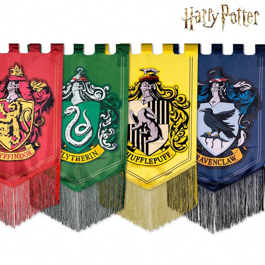 Harry Potter Bannière Harry Potter, Drapeau vintage Poudlard Gryffondor ...