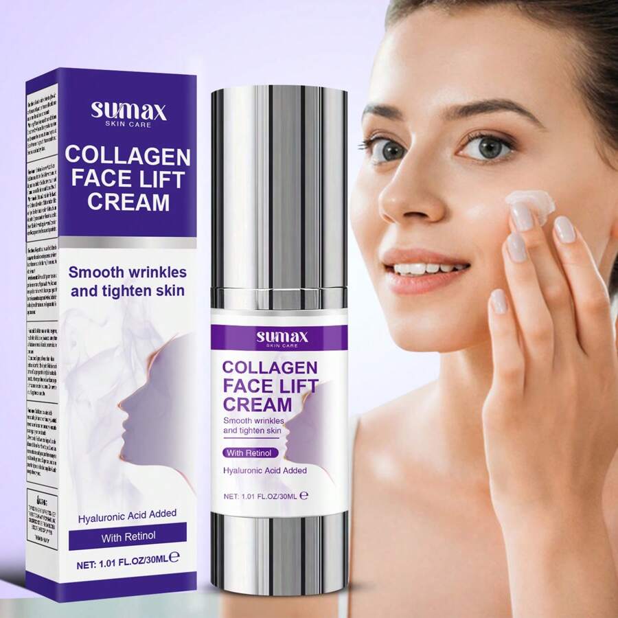 Instant Face Lift Cream, With Hyaluronic Acid, Collagen, Kojic Acid And ...