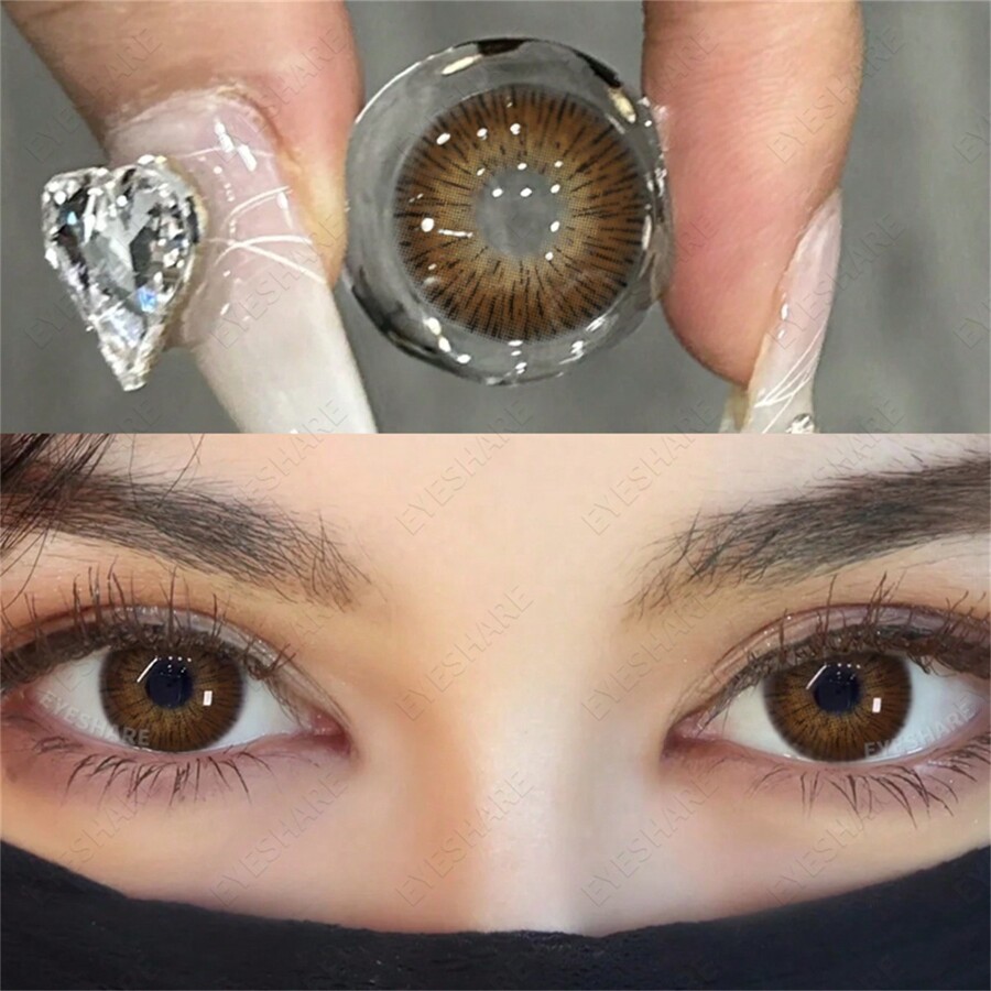 AMARA Chocolate Colored Pupils For Eyes Chocolate Pupils High Quality Colored Contact Lenses ...