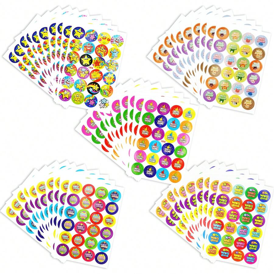 1200 PCS Reward Stickers For Children Motivational Stickers Teacher ...