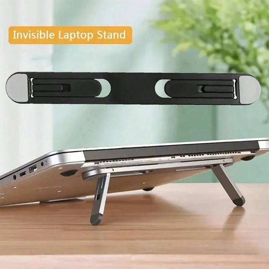 Adjustable Laptop Stand, Portable ABS Material, Foldable Notebook ...