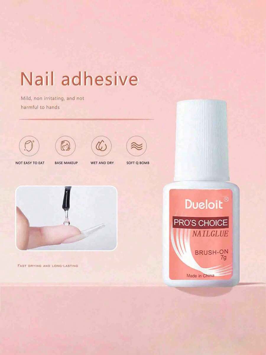 5/3/1 Pc Dueloit Nail Glue, Professional Grade Strong Adhesive 7g ...