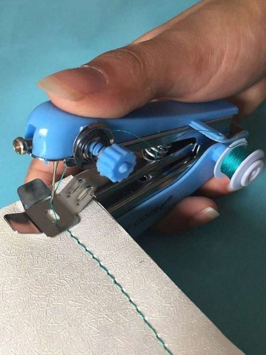 1 Pezzo Mini Macchina da Cucire Manuale, Tutto-In-Uno, Cuciture Rapide ...