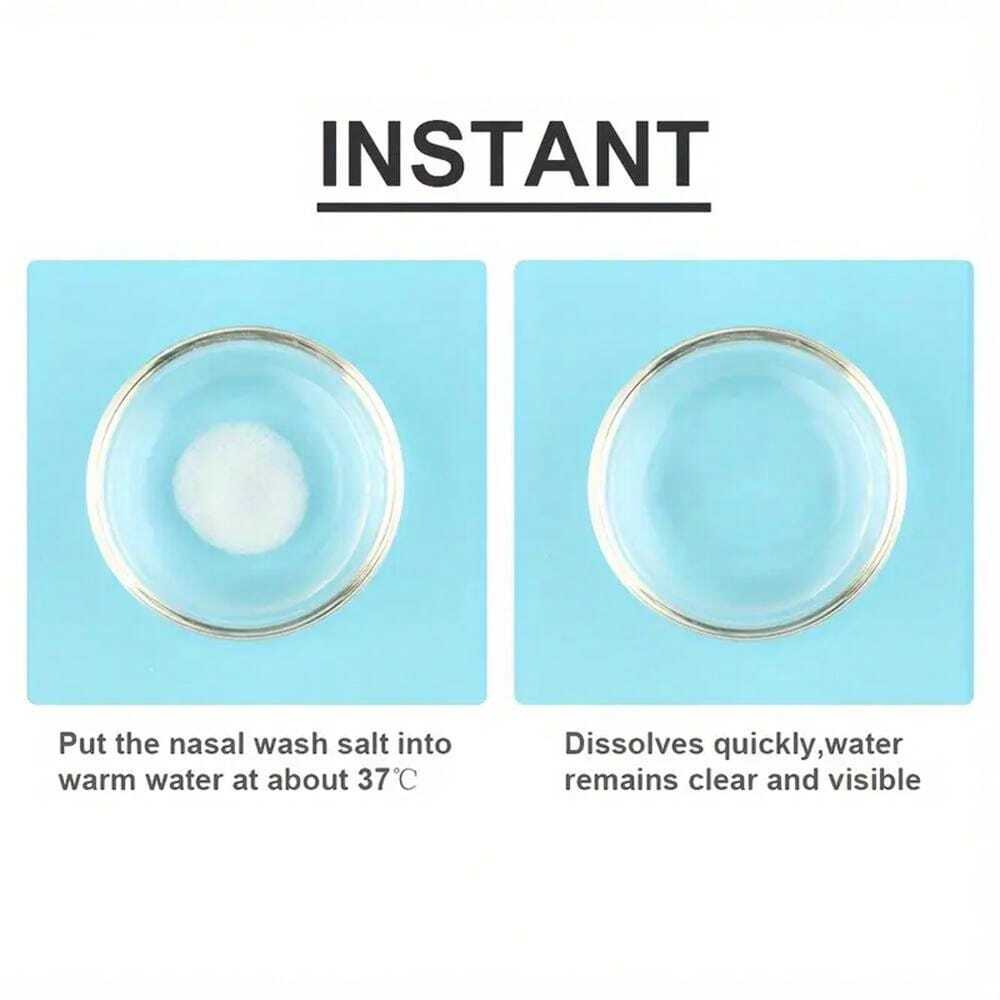 40 Packs Unscented Nasal Rinse Mix Packets - 2.7g - Compatible With 10 ...