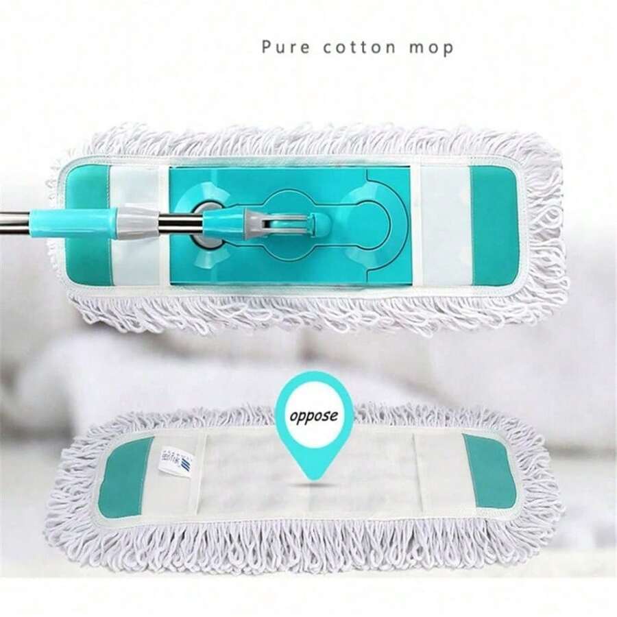 60Cm Mop Stainless Stee Telescopic Handle Dust Pad Push Premium Mop ...