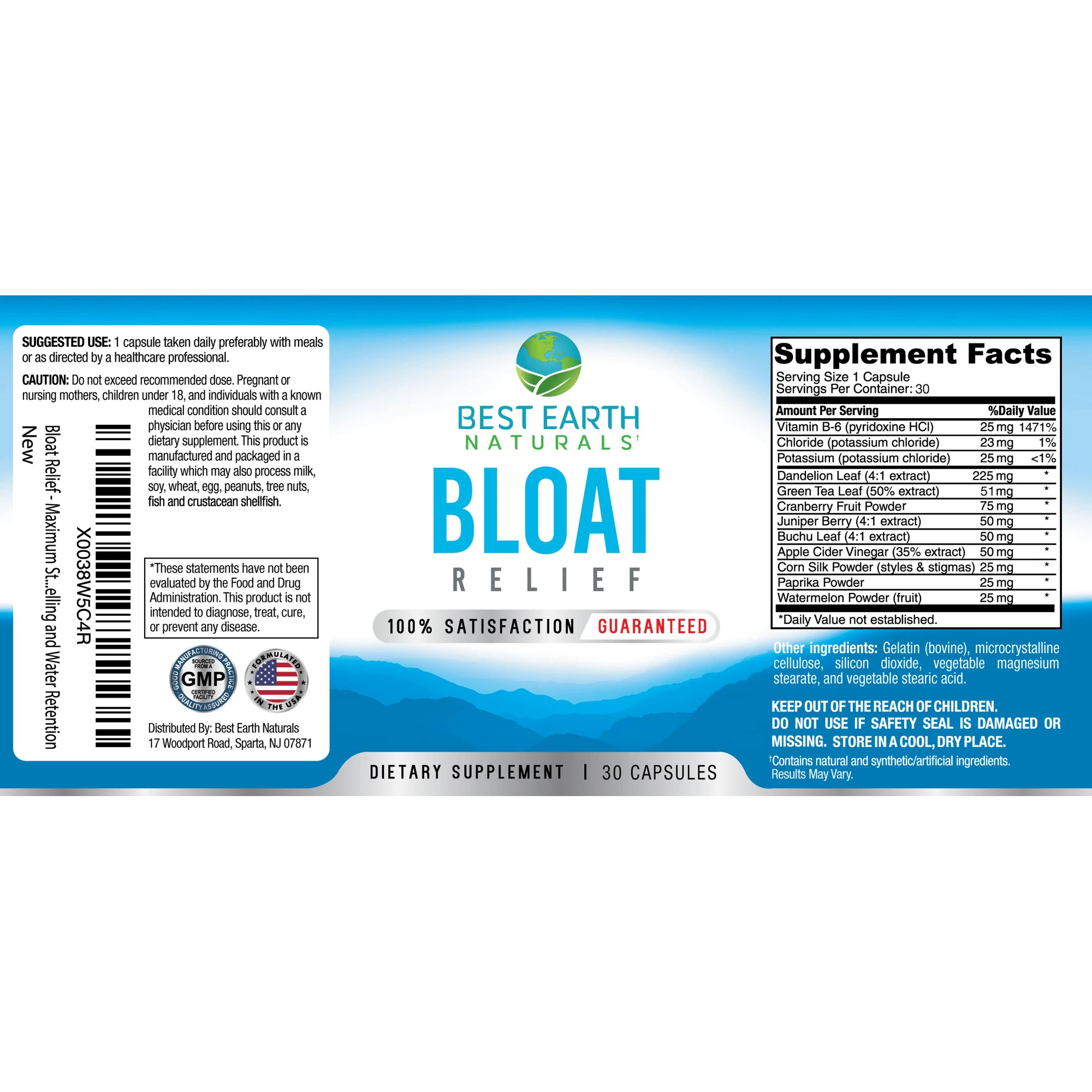 Best Earth Naturals Bloat Relief By Best Earth Naturals | Natural ...