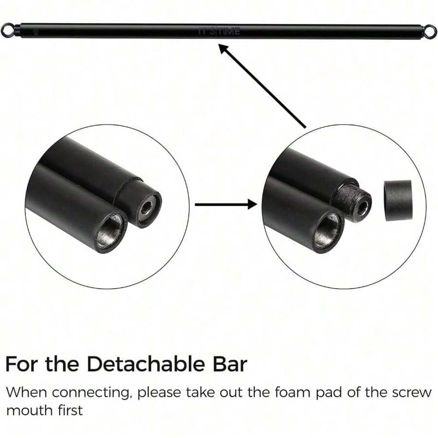 INNSTAR Resistance Bands Bar Exercise Bands Attachment 38" Black Max ...