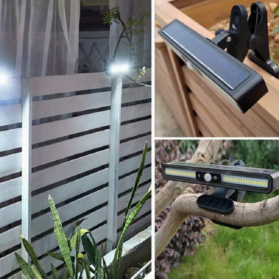 1 Pc Clip-On Solar Landscape Light, Waterproof Outdoor Solar Clip Light ...