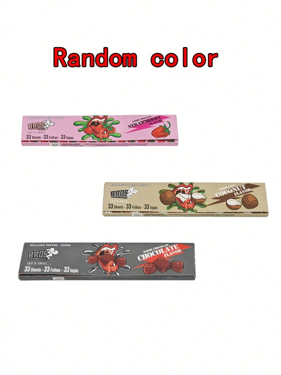 Random Flavors 3 Booklets/99 Pages Booklets King Size Classic Mixed ...