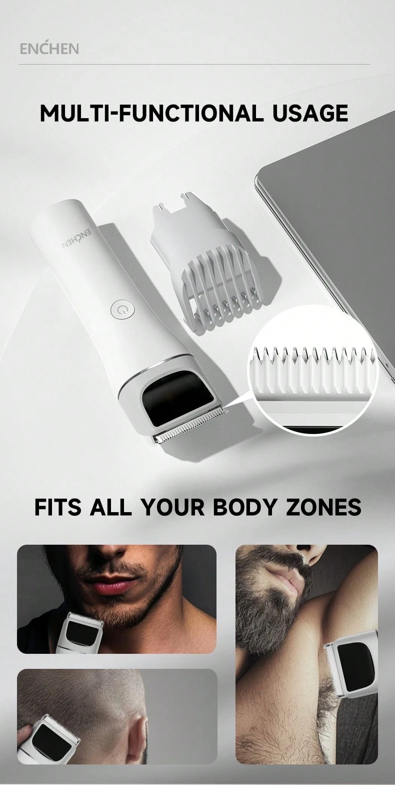 ENCHEN ENCHEN Hair Clipper Cordless Travel Hair Trimmer Electric ...