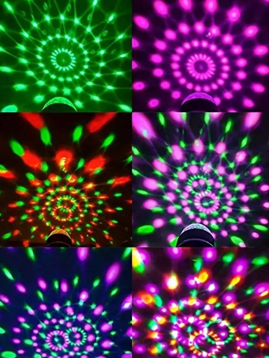 7-Color LED Magic Ball Light With Remote Control - USB Powered ...