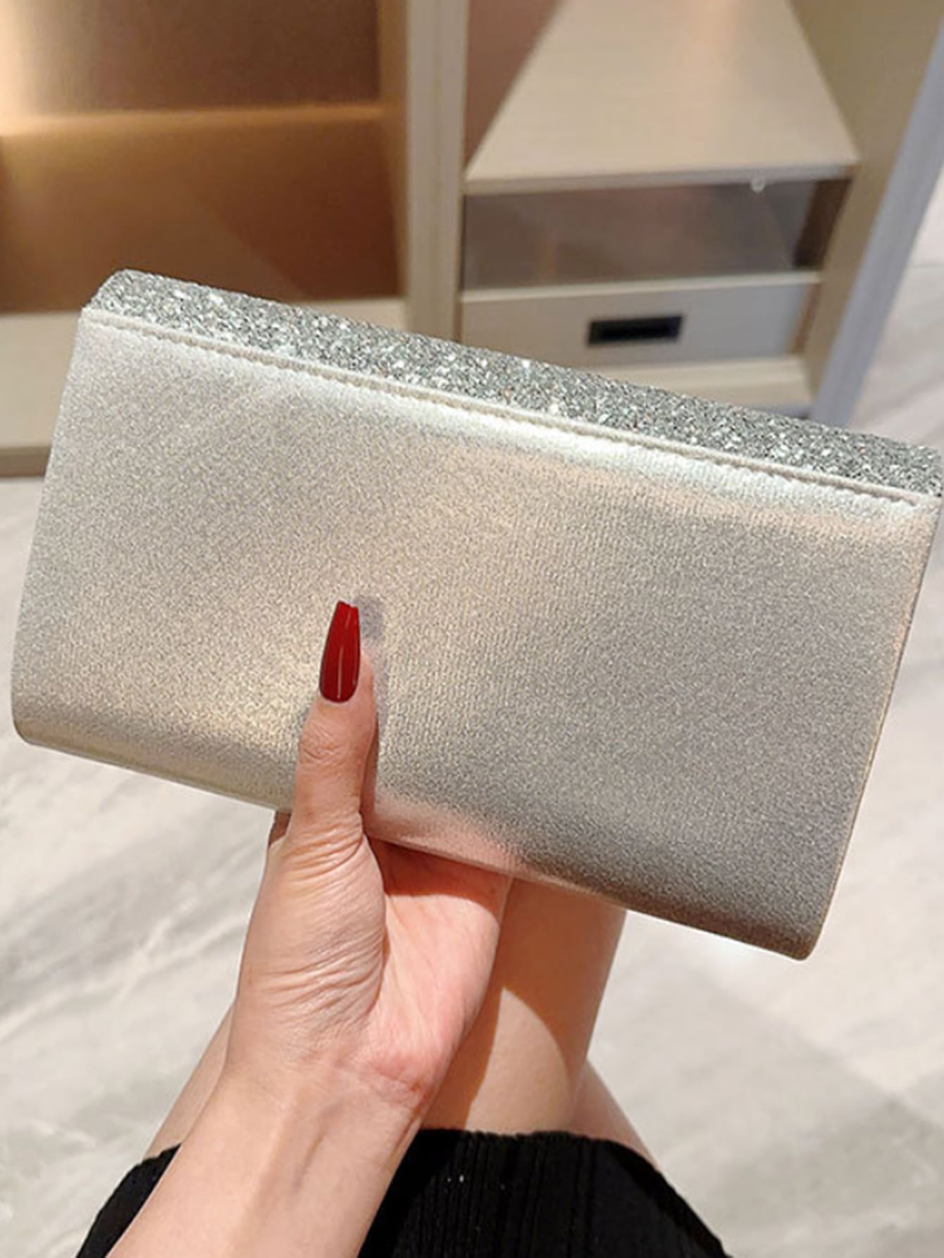 Women's Fashion Versatile Elegant Clutch Bag, Formal Purse For Party ...