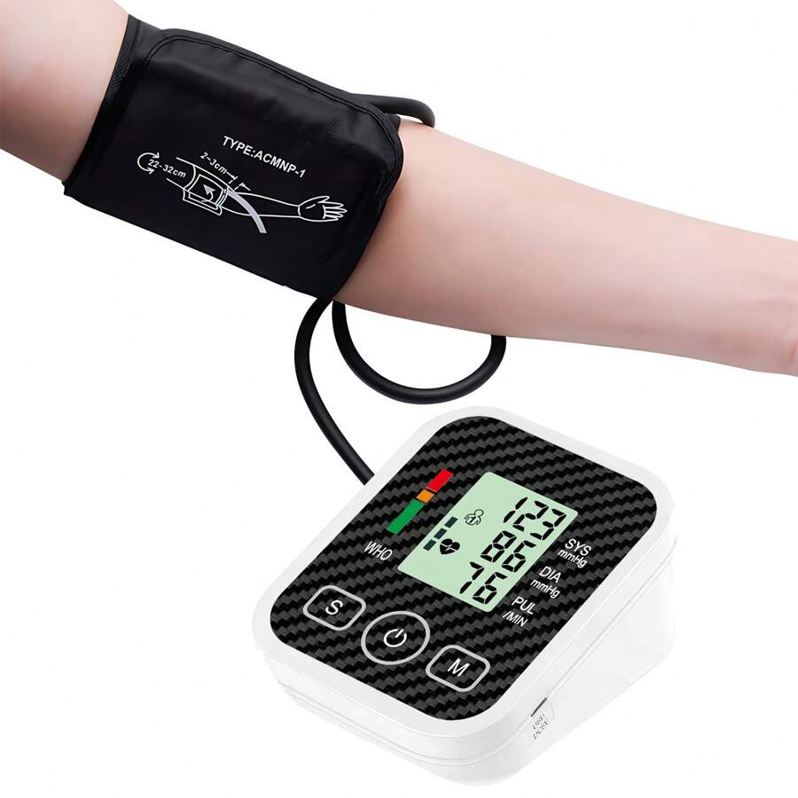 Portable Digital Arm Blood Pressure Monitor With Large Display ...