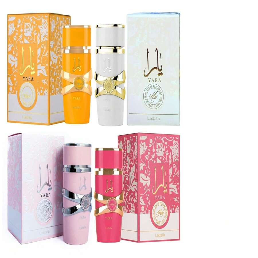 Lattafa Lattafa 4 Piece Set Eau De Parfum Spray For Women (3.4 Ounce ...