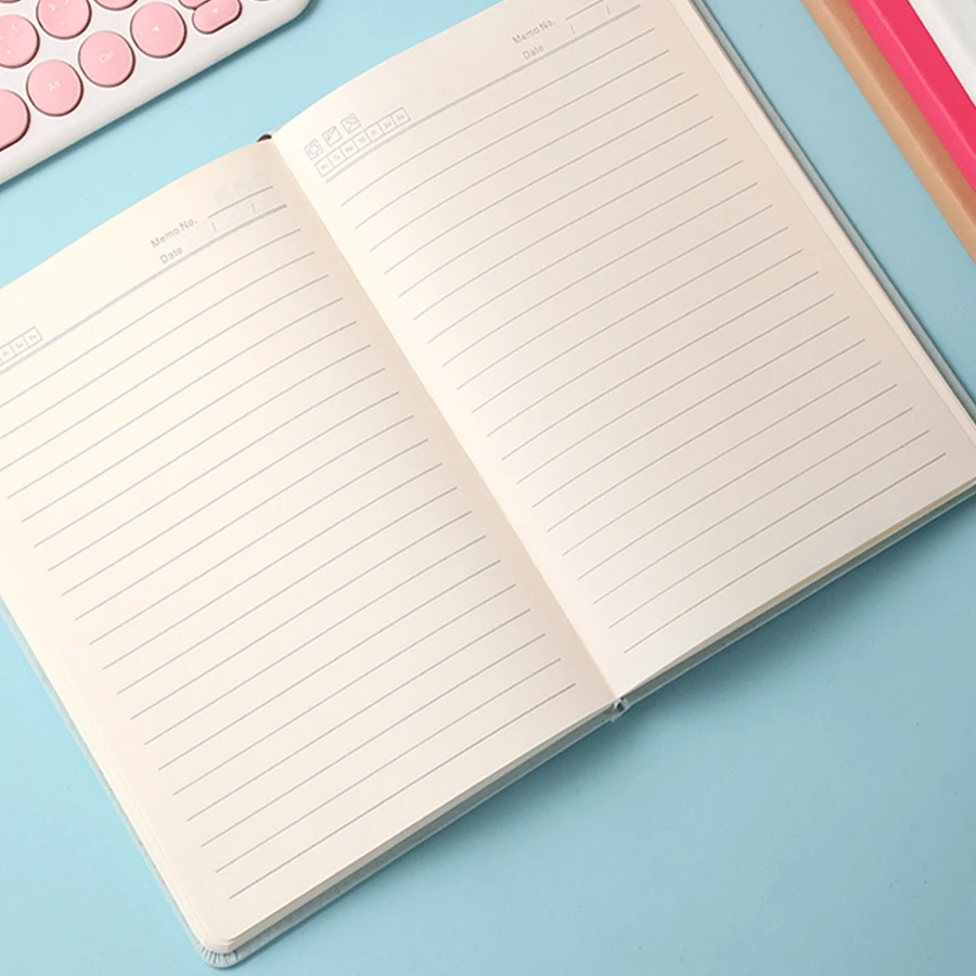 2025 New A5 Lined Notebook, 200 Pages 100gsm Thick Paper, Smooth PU ...