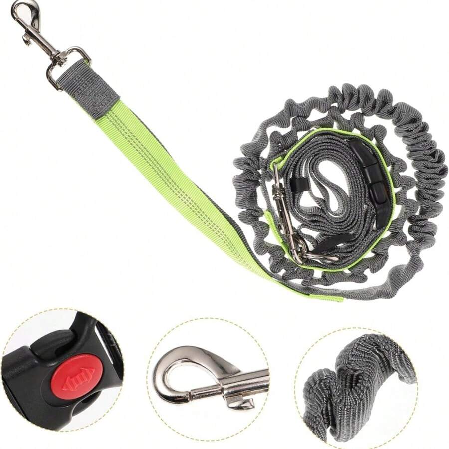 Explosion-Proof Nylon Retractable Dog Leash With Adjustable Waist Belt ...