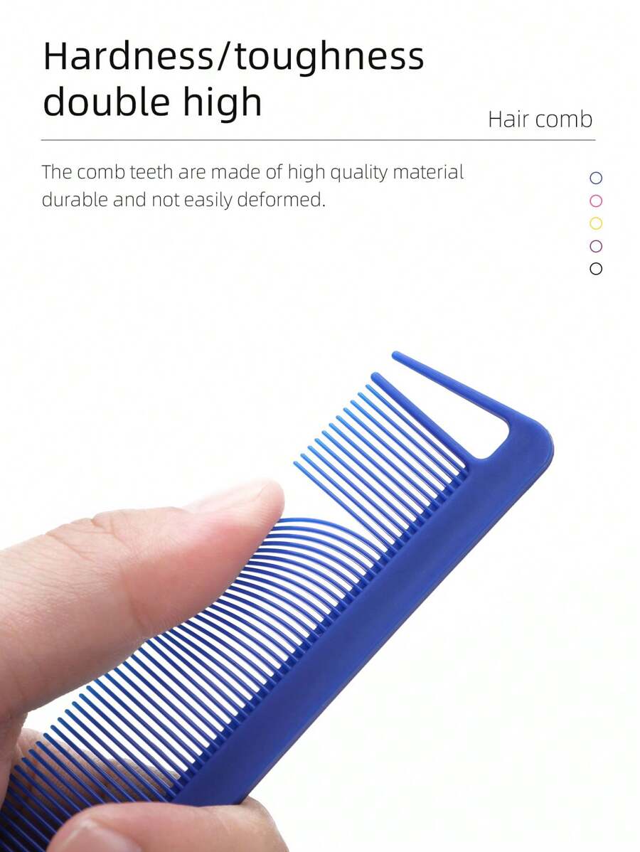 TonySasa TonySasa Professional Narrow-Tooth Comb Set, 5pcs PP Plastic ...