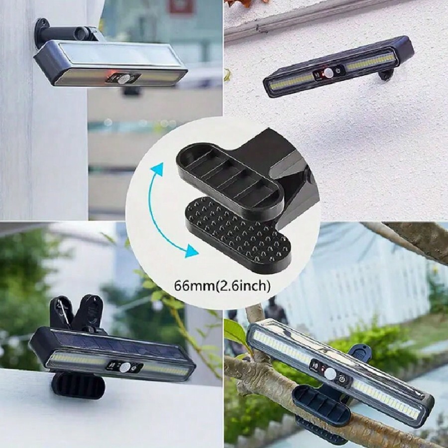 1 Pc Clip-On Solar Landscape Light, Waterproof Outdoor Solar Clip Light ...