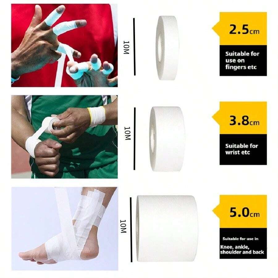 Long Wrist & Ankle Protection Adhesive Bandage, Non-Irritating Muscle ...
