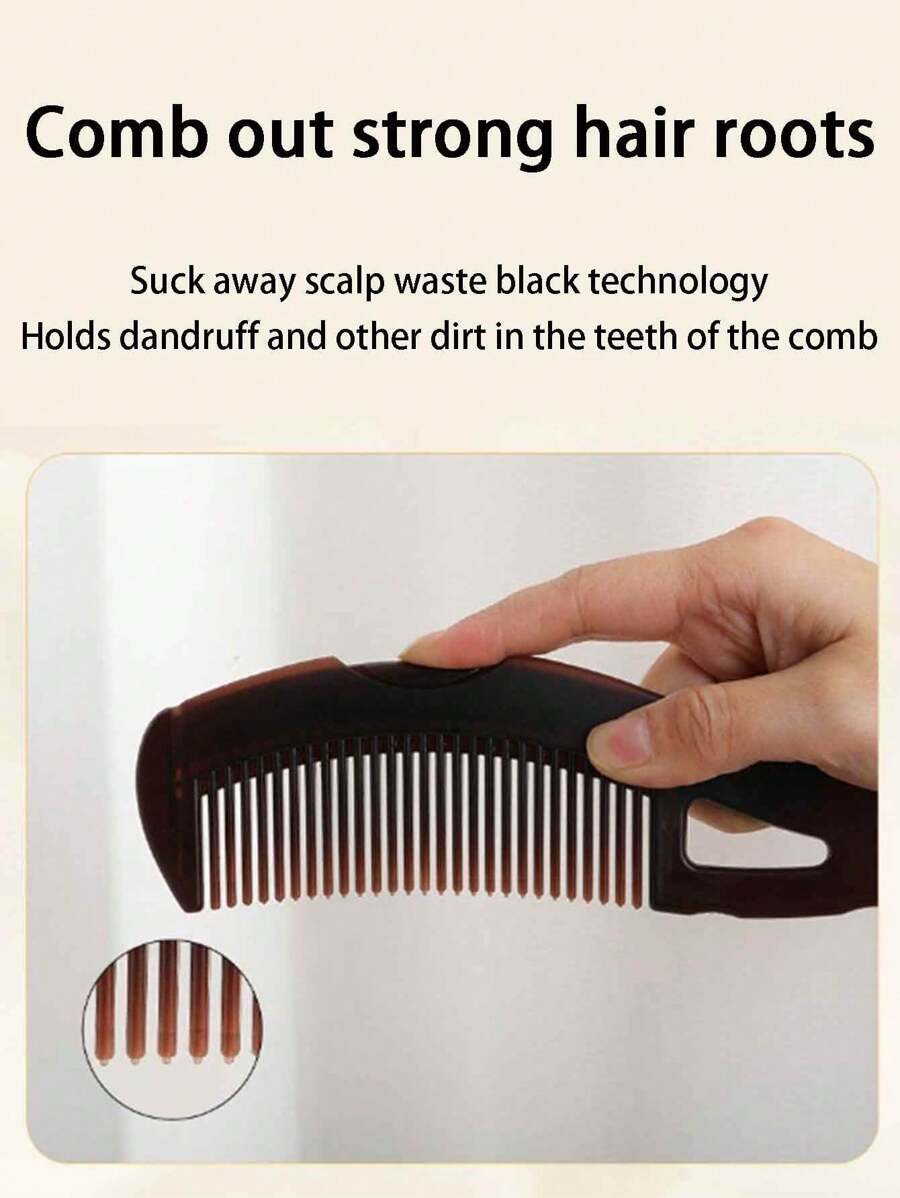 1PC Dandruff Comb, Energy Massage Comb, Degreasing Energy Comb, Hollow ...