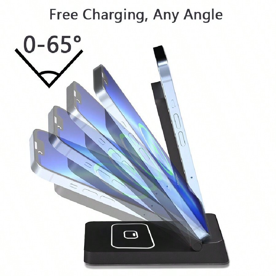 2 In 1 Wireless Charger Whith CE Certified, 15W Max Wireless Charger Compatible With IPhone 16 ...